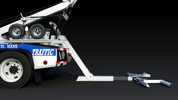 Tow Truck Nypd 3d Model Turbosquid 1916759