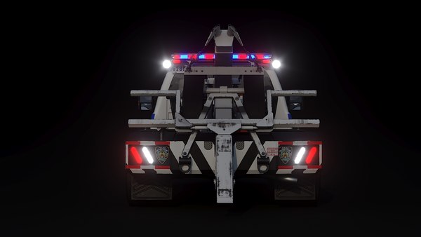 Tow Truck Nypd 3d Model Turbosquid 1916759