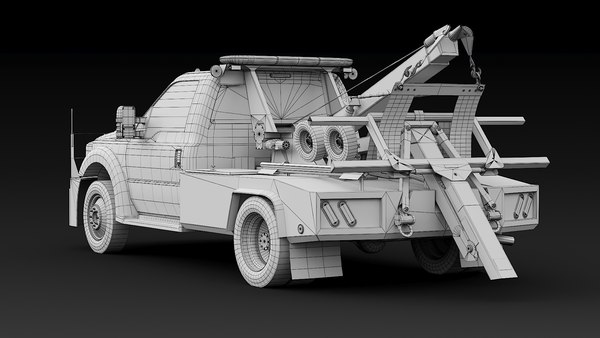 Tow Truck Nypd 3d Model Turbosquid 1916759