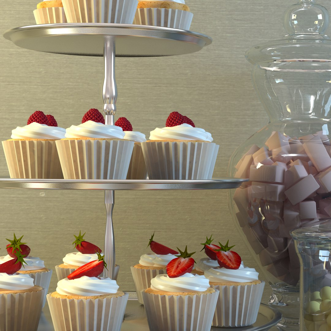 3d Model Bar Candy Decor