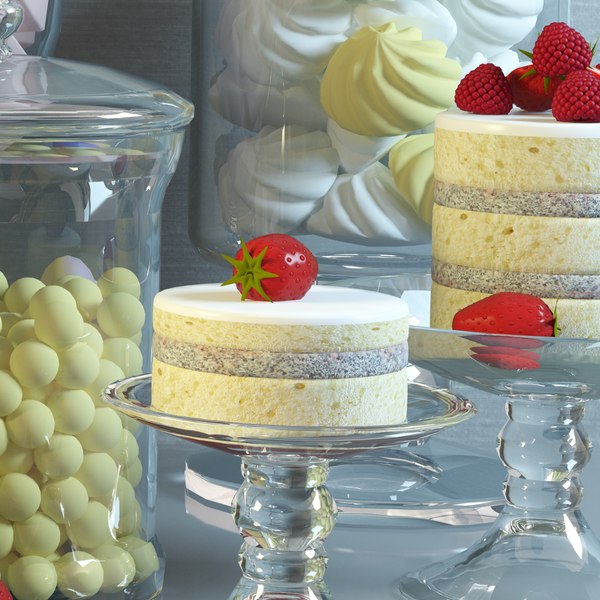 3d model bar candy decor