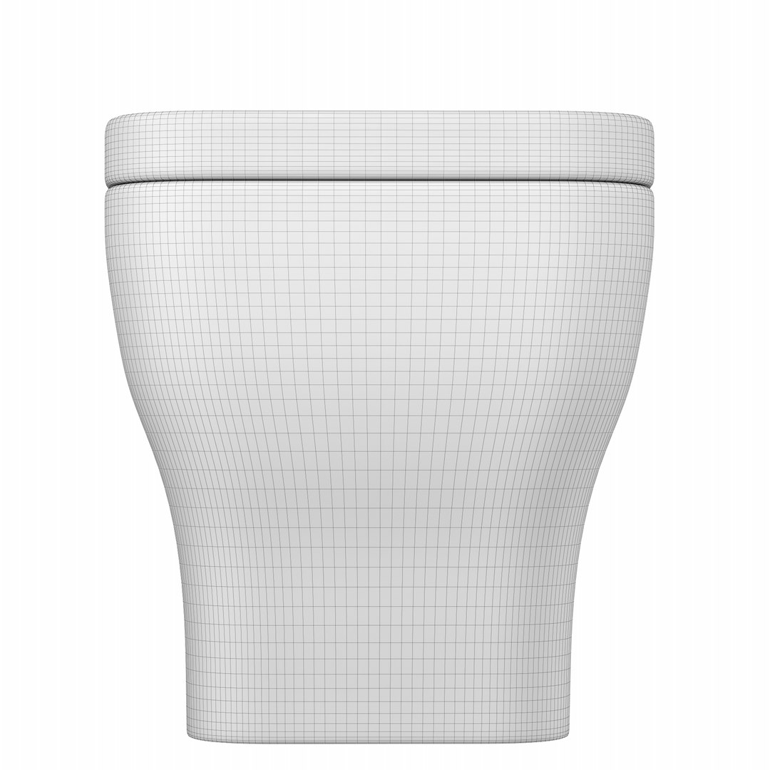 3D Wall Hung Water Closet Model - TurboSquid 1694535