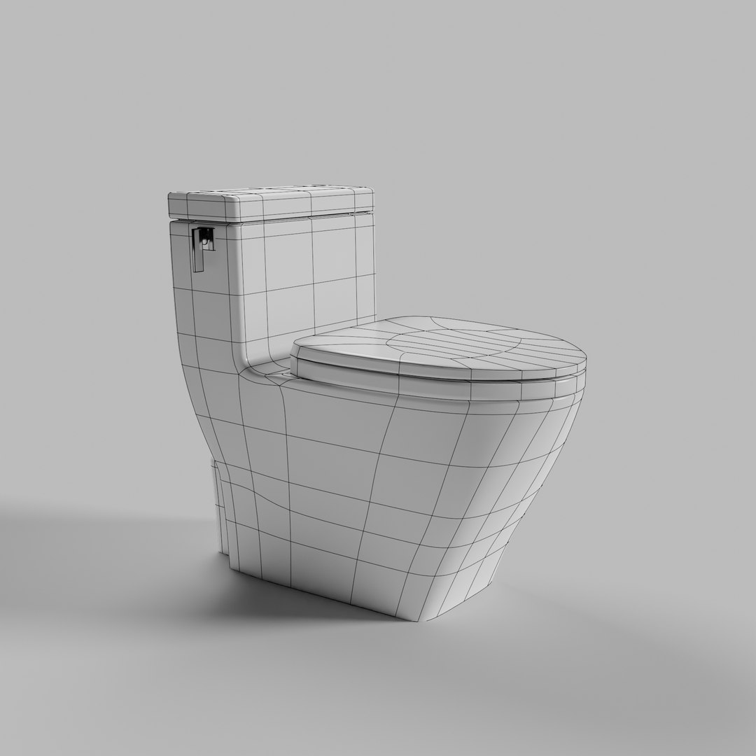 Toilet 3D Model - TurboSquid 2054736