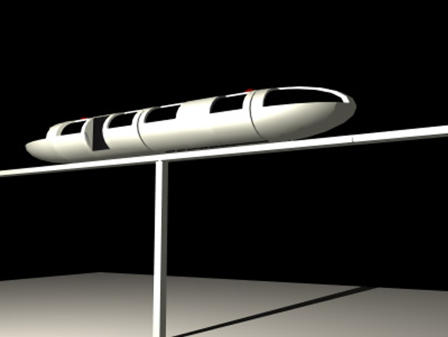 3d Model Monorail Tracks