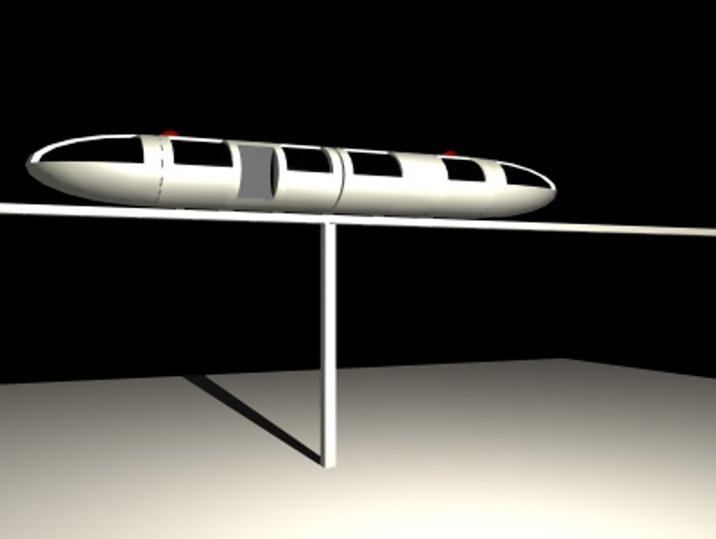 3d Model Monorail Tracks