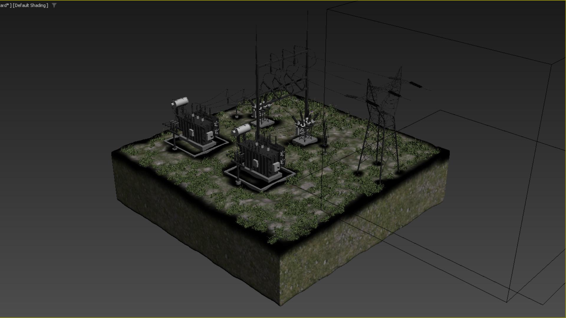 Electrical Substation 3D Model Unity HDRP 3D Model - TurboSquid 2210583