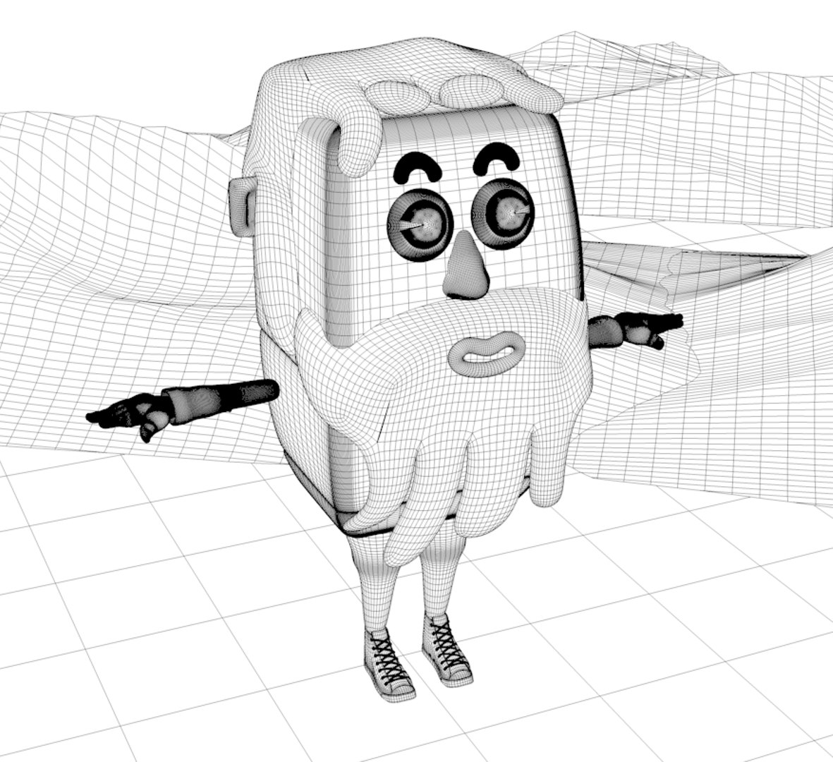 Cartoon Man Male Animation Character 3D Model - TurboSquid 1443240