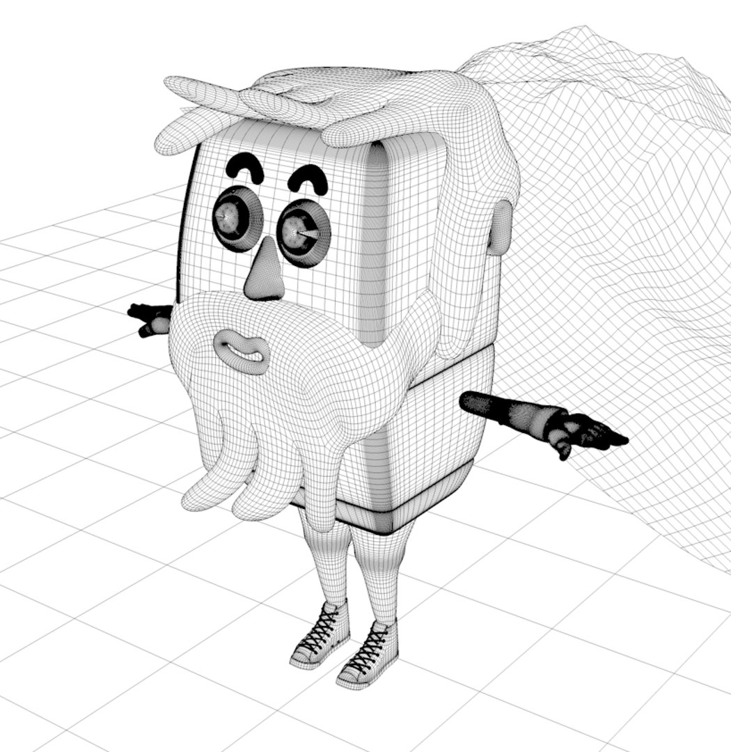 Cartoon Man Male Animation Character 3D Model - TurboSquid 1443240