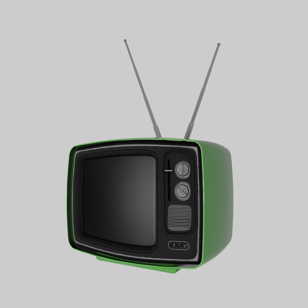 Tv 60ies decoration 3D - TurboSquid 1578990