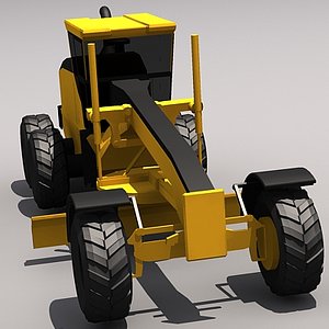 3d model cat motor grader