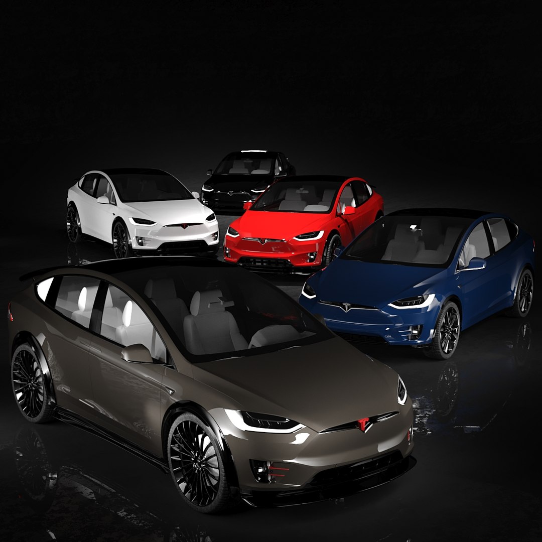 3D Tesla Model X - TurboSquid 2177546