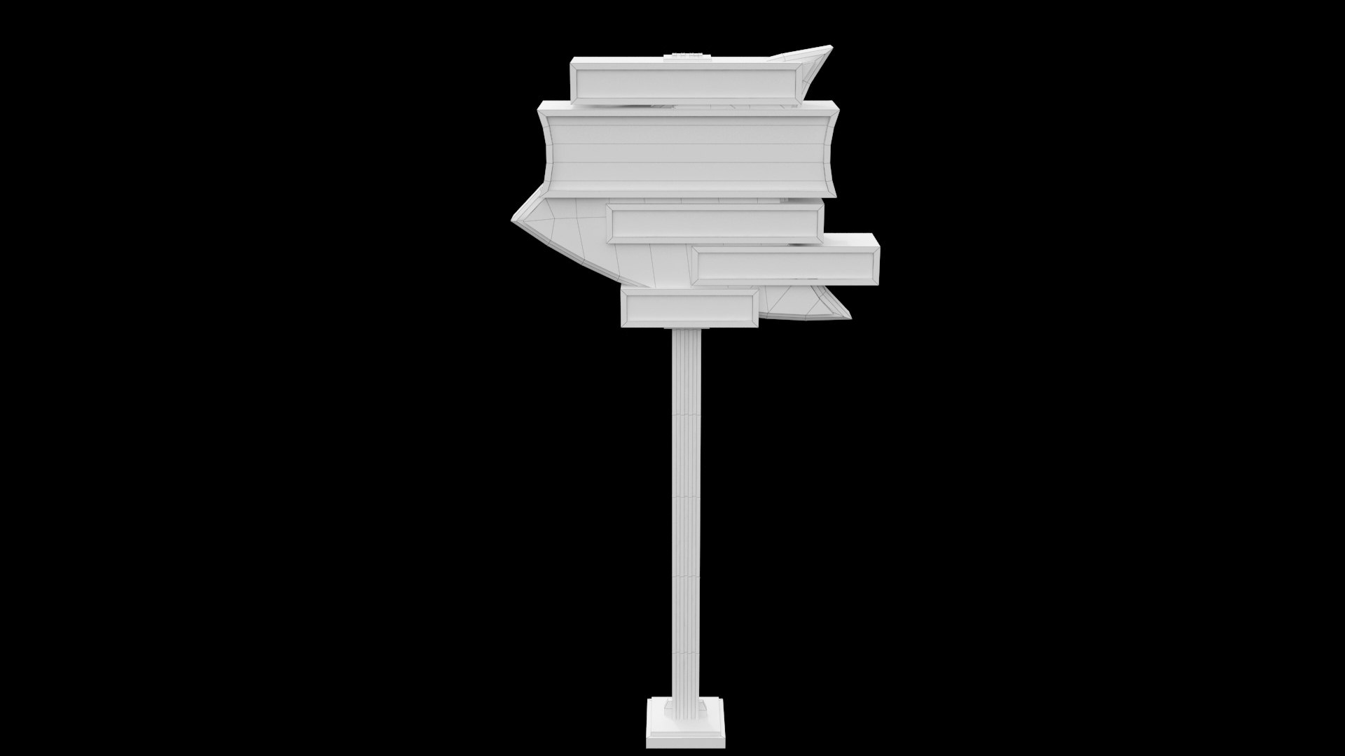 3D Old Sign - TurboSquid 1499261