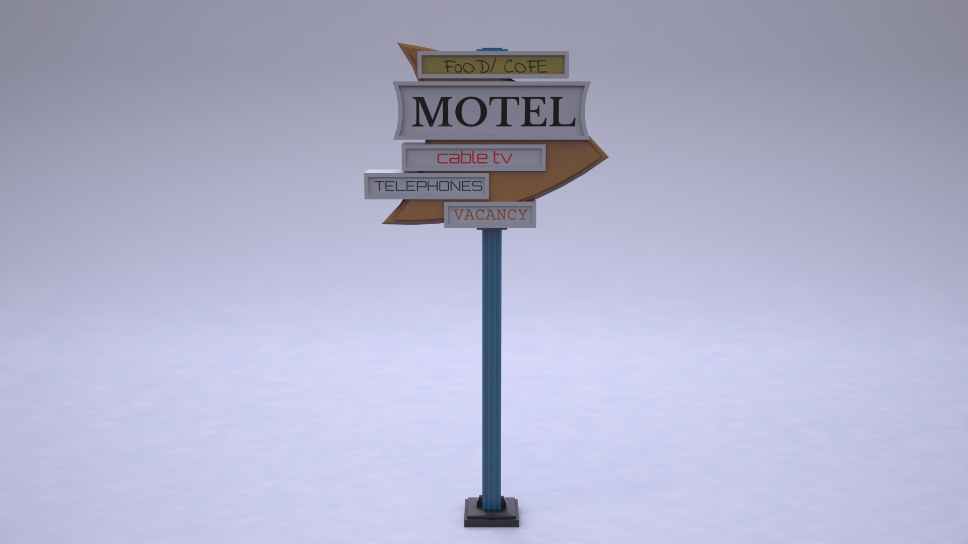3D Old Sign - TurboSquid 1499261