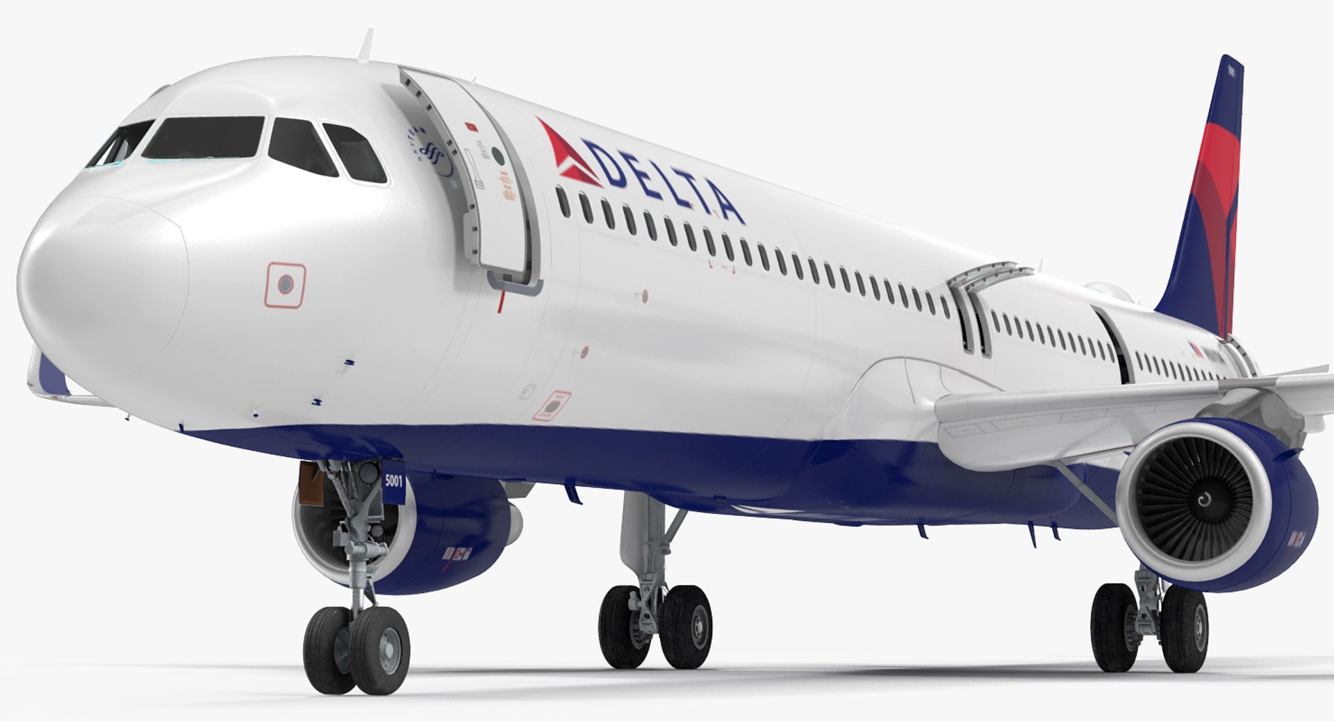 Airbus a321 neo delta model - TurboSquid 1436549