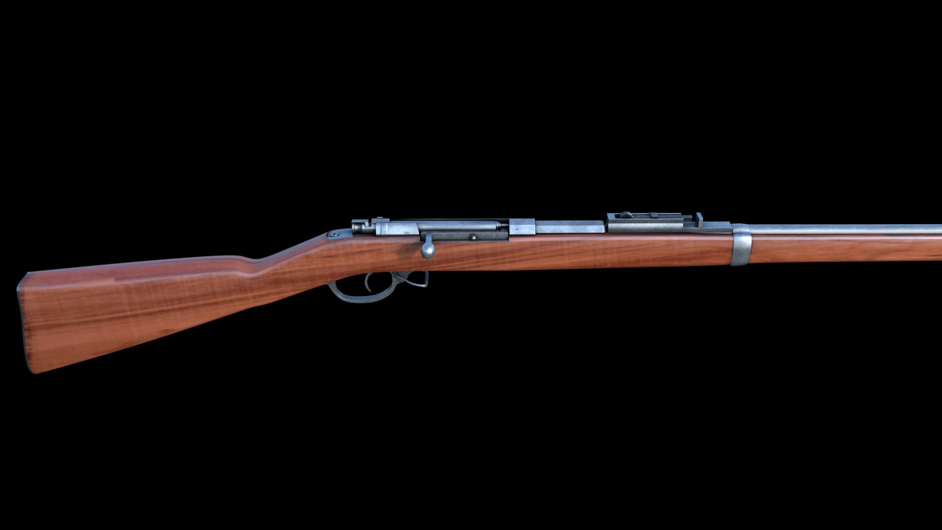 Mauser 1887 Model - TurboSquid 1191275