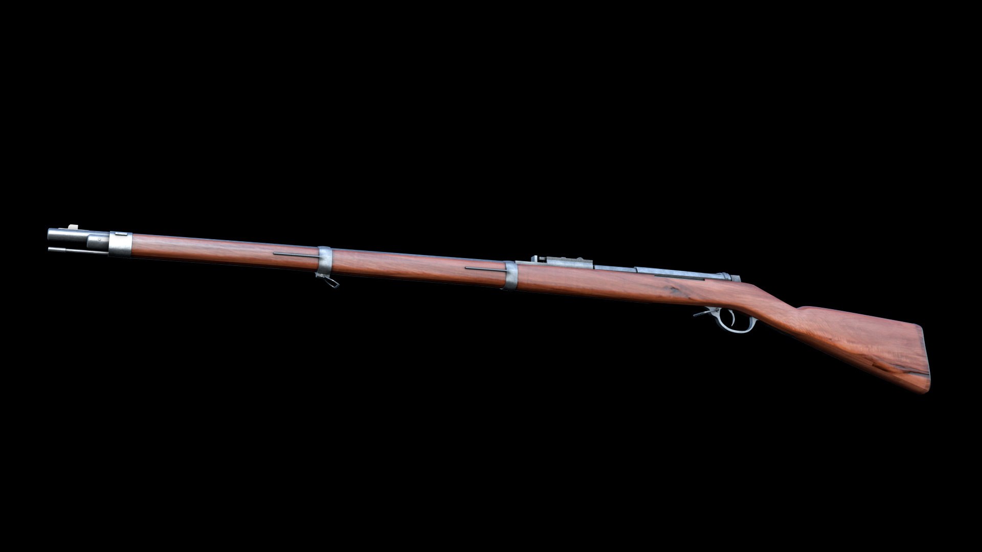 Mauser 1887 Model - TurboSquid 1191275
