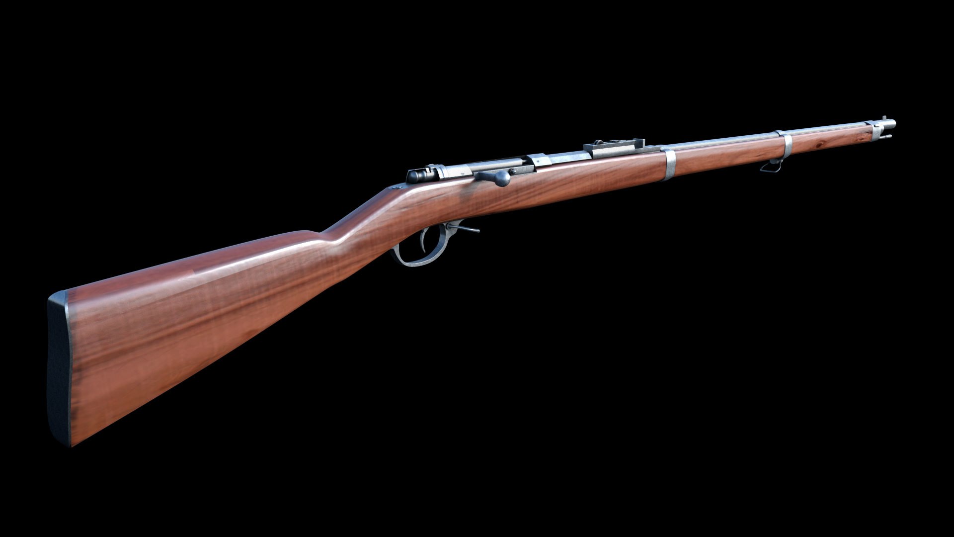 Mauser 1887 Model - TurboSquid 1191275