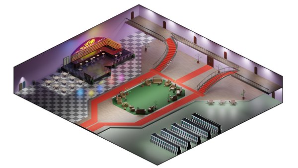 Blender Nightclub Models | TurboSquid