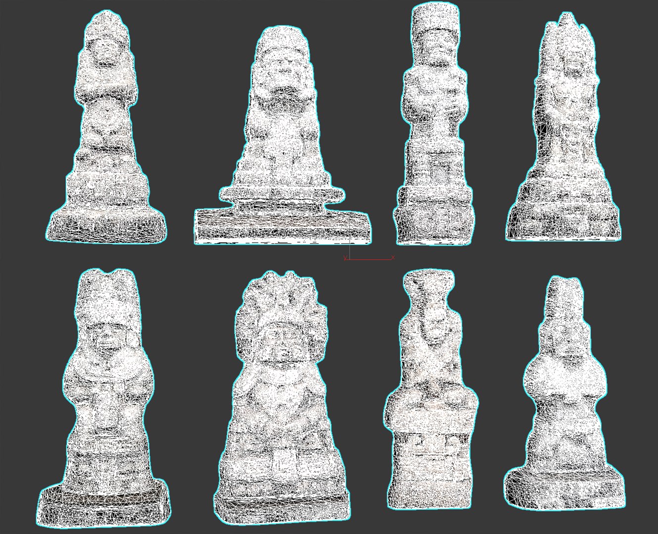 Mayan Artifacts Pack 8 3D Model - TurboSquid 2065409