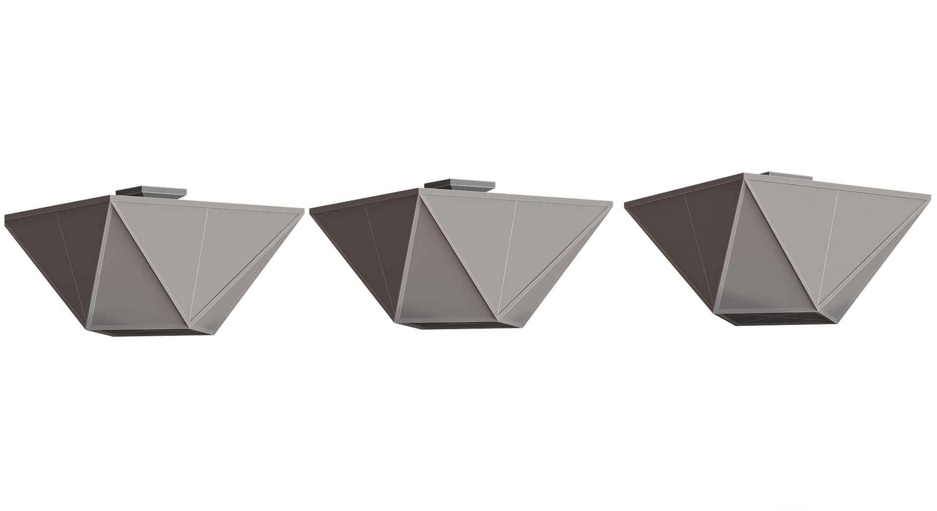 3D Model Lorino Large Semi-Flush Mount - TurboSquid 2181341