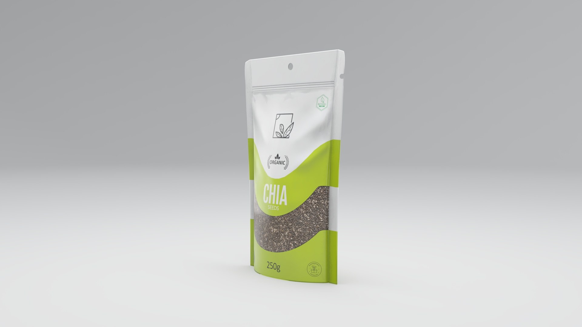 3D A Pack Of Chia Seeds Model - TurboSquid 2202683