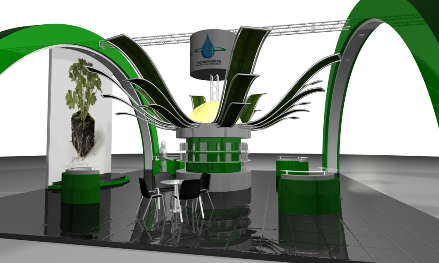 Agricultural Exhibition Booth 3d Max