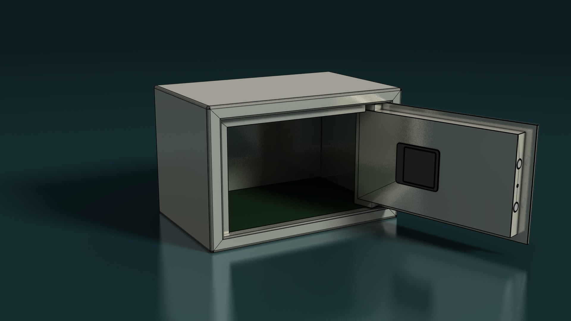 3D Mini Electronic Safe Model - TurboSquid 1705416