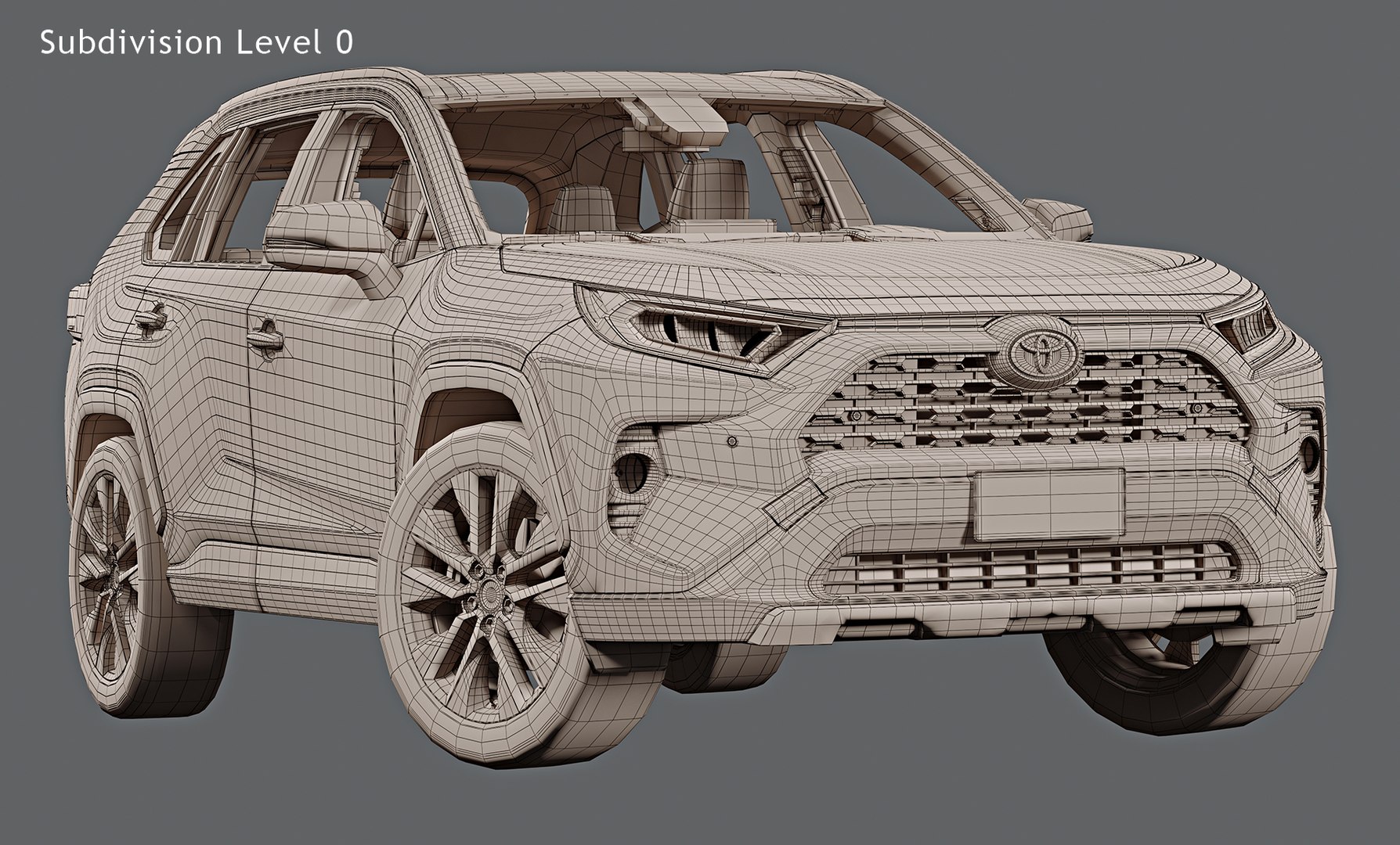 2019 Toyota Rav4 3D Model - TurboSquid 1327497