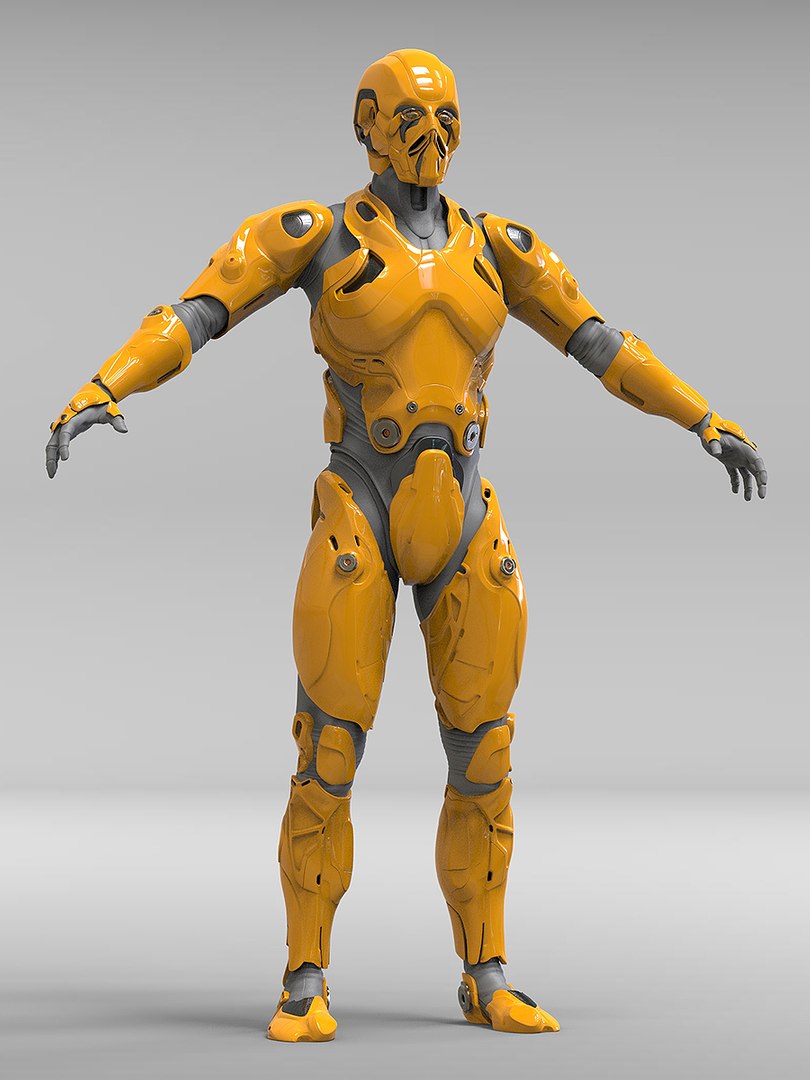 3D Cyborg Sci-fi Character Model - TurboSquid 1218636