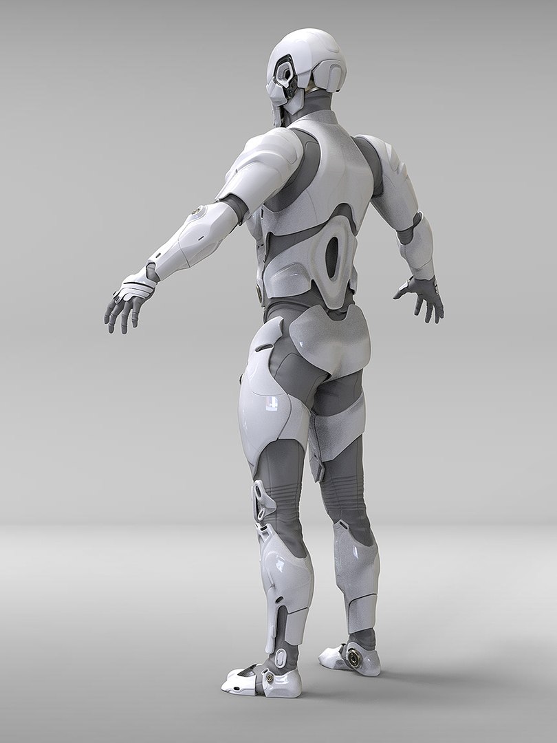 3D Cyborg Sci-fi Character Model - TurboSquid 1218636