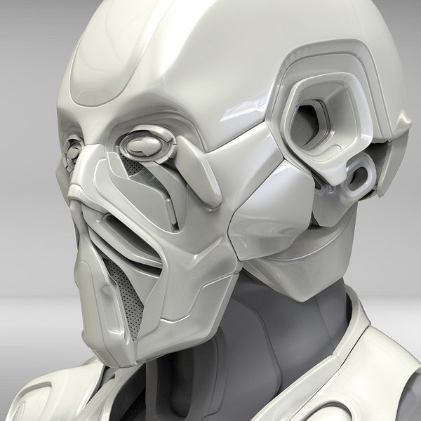 3D cyborg sci-fi character model - TurboSquid 1218636