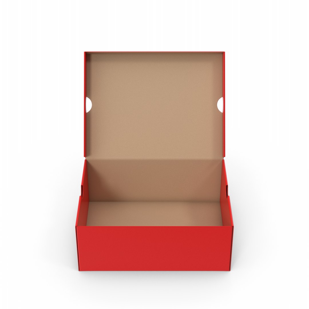 3D Red Shoe Box model - TurboSquid 2168521