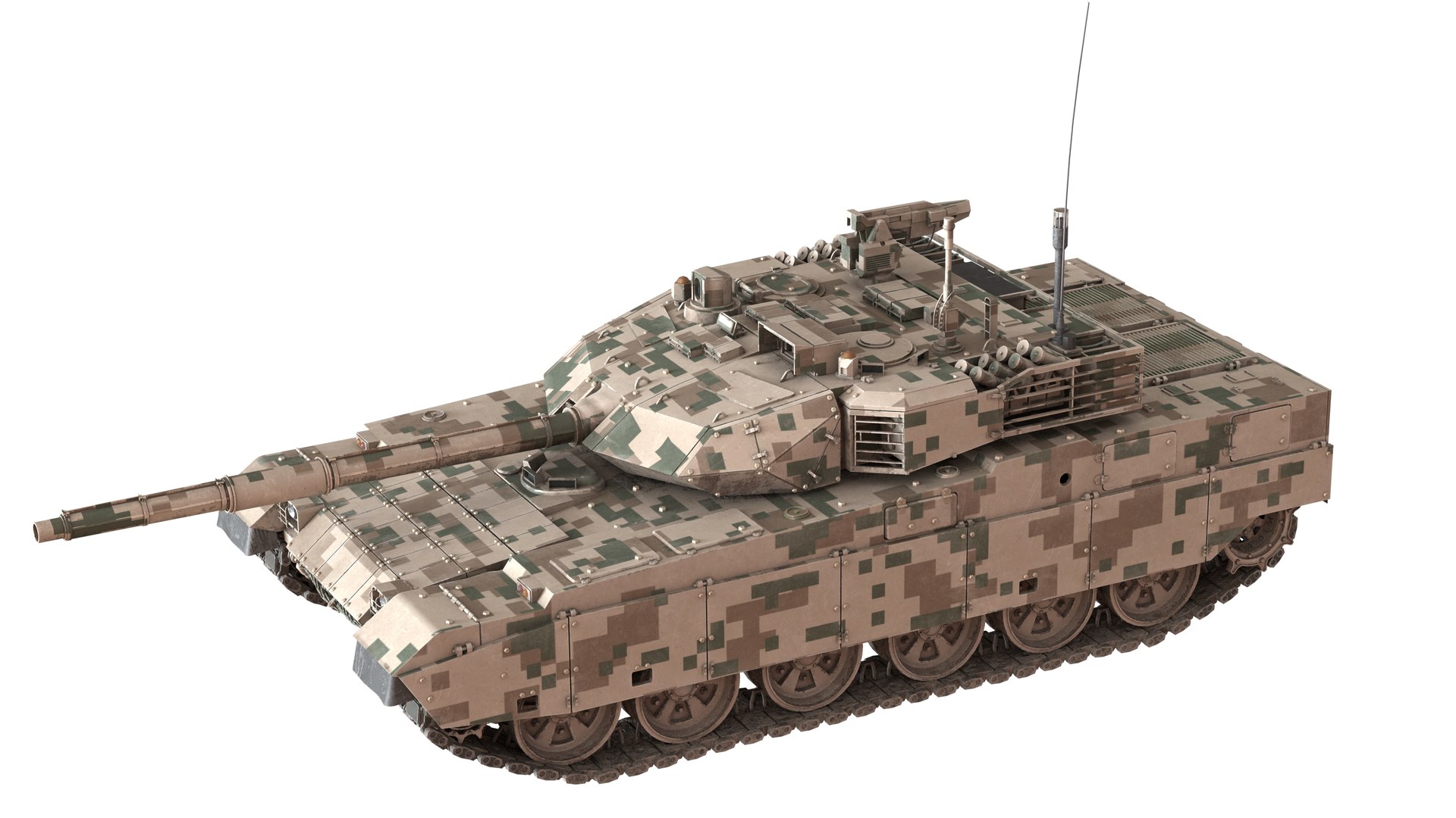 Norinco Vt 4 Main Battle Tank Model Turbosquid 2268552