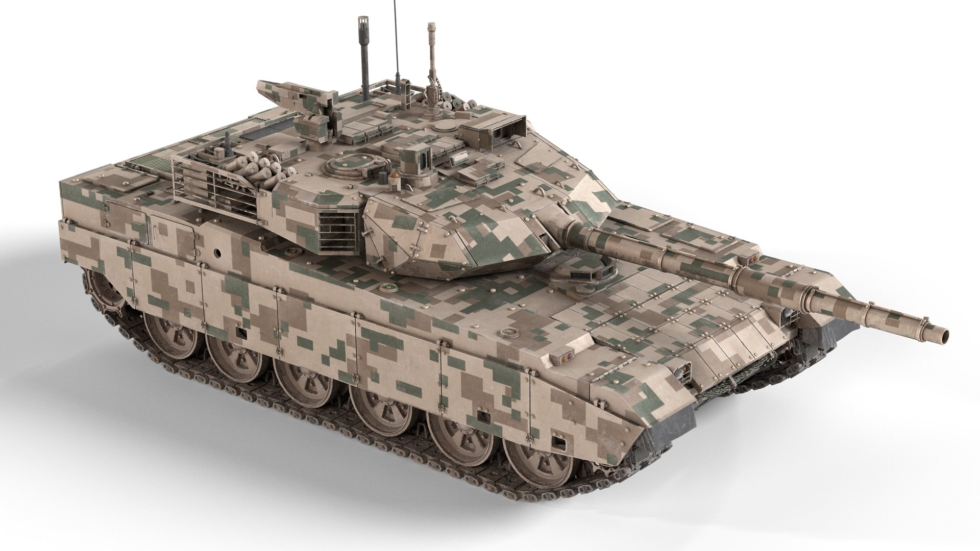 Norinco VT 4 Main Battle Tank Model - TurboSquid 2268552