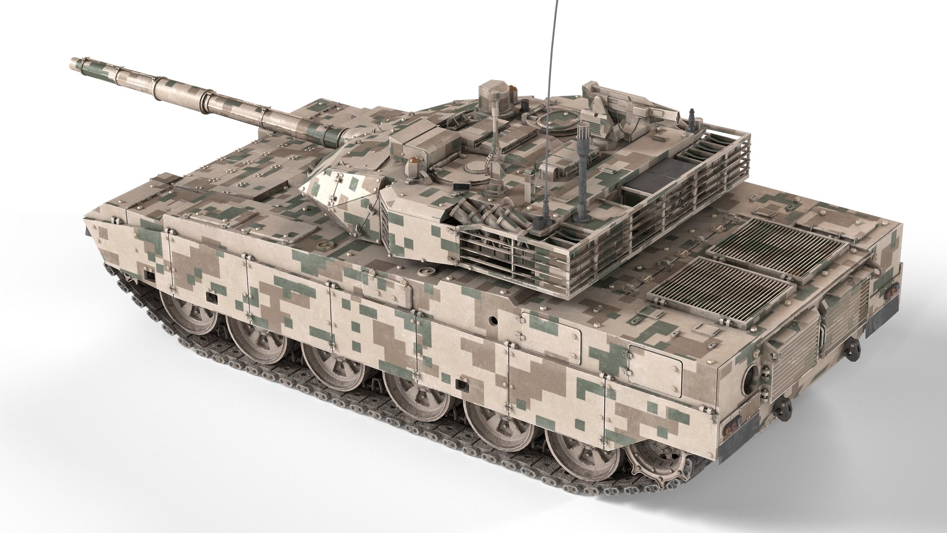 Norinco VT 4 Main Battle Tank Model - TurboSquid 2268552