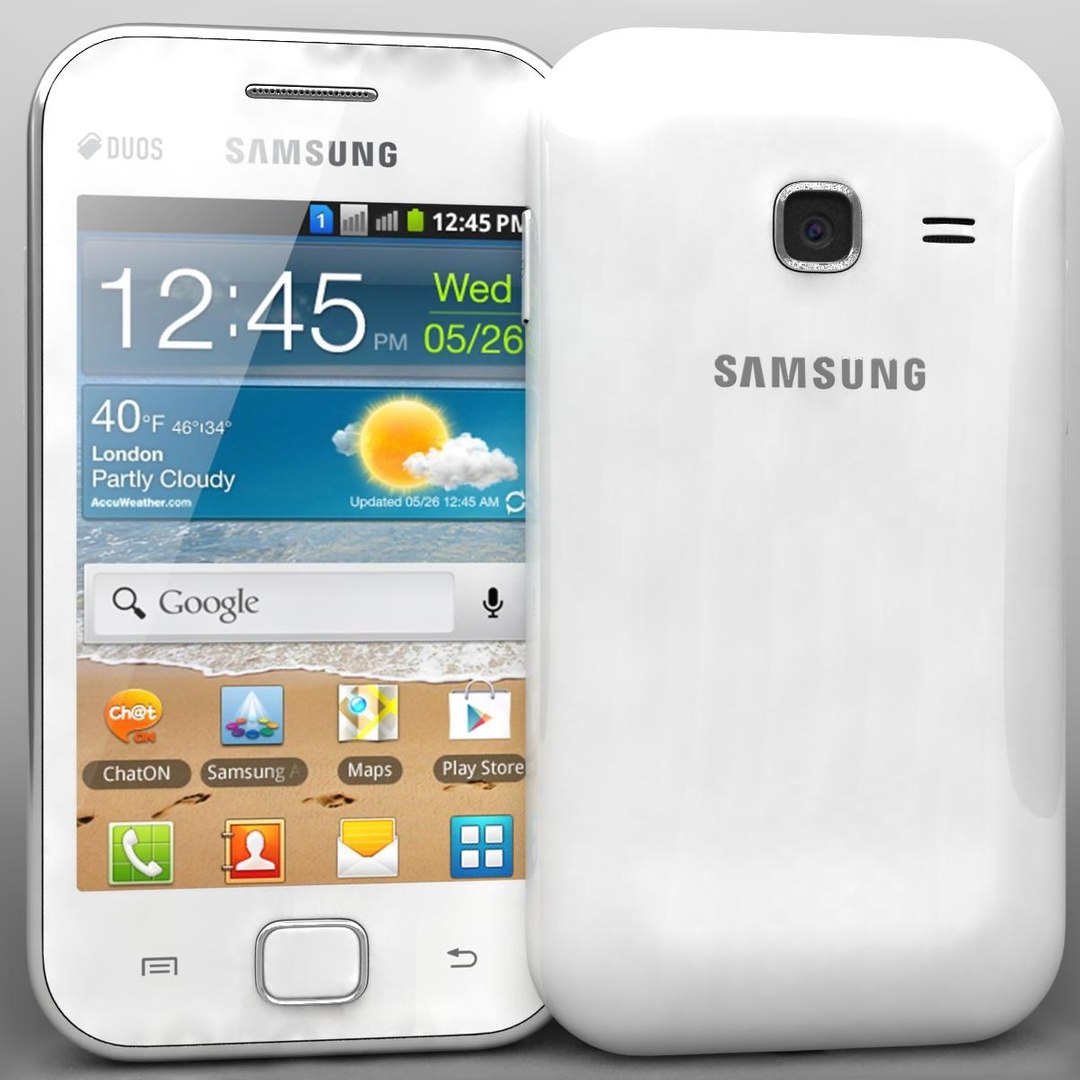 3d Samsung Galaxy Ace Duos Model