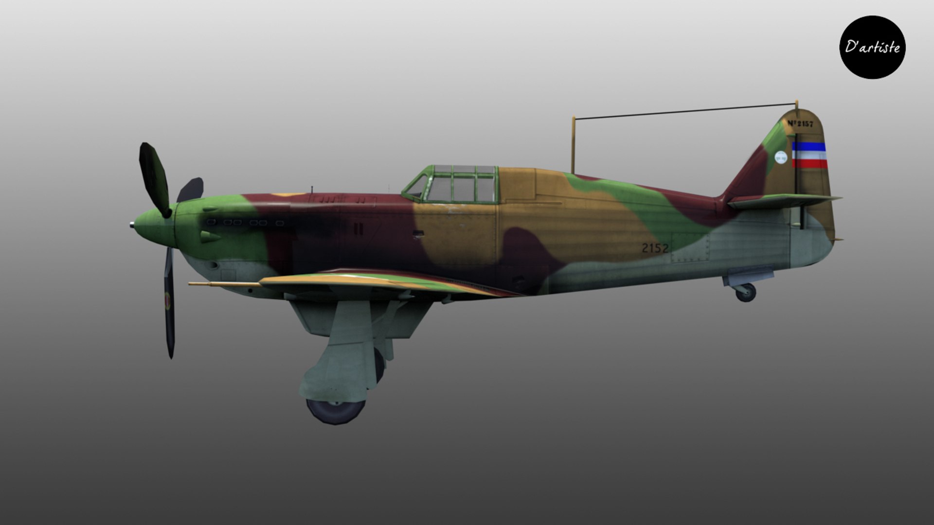 3D Ik-3 Rogozarski Fighter | 1143250 | TurboSquid