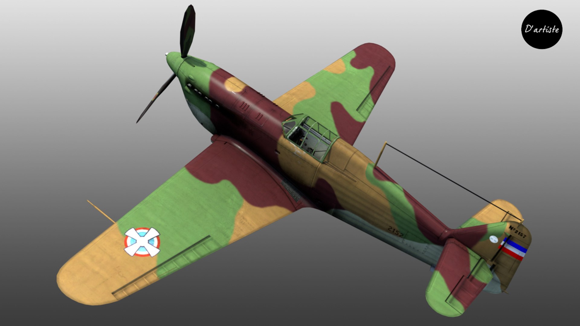 3D Ik-3 Rogozarski Fighter | 1143250 | TurboSquid