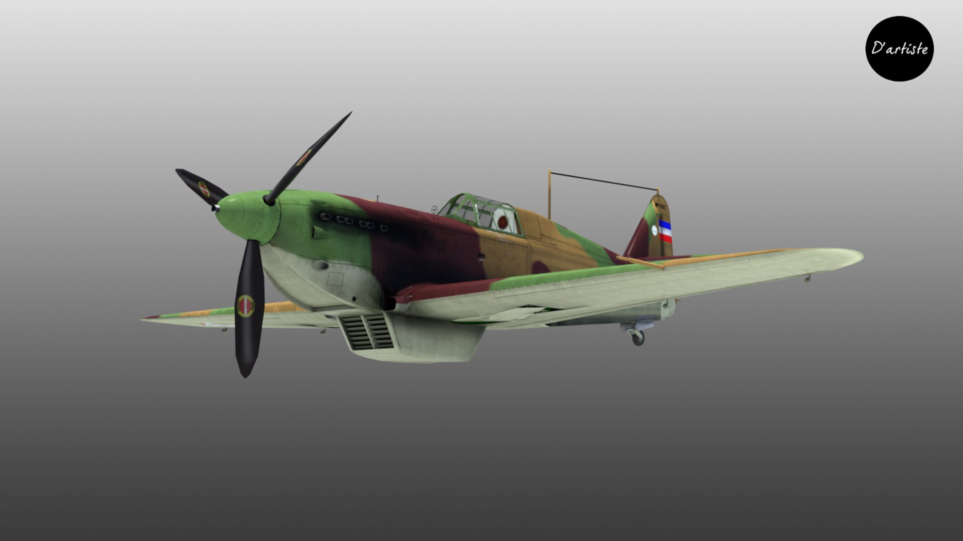 3D Ik-3 Rogozarski Fighter | 1143250 | TurboSquid