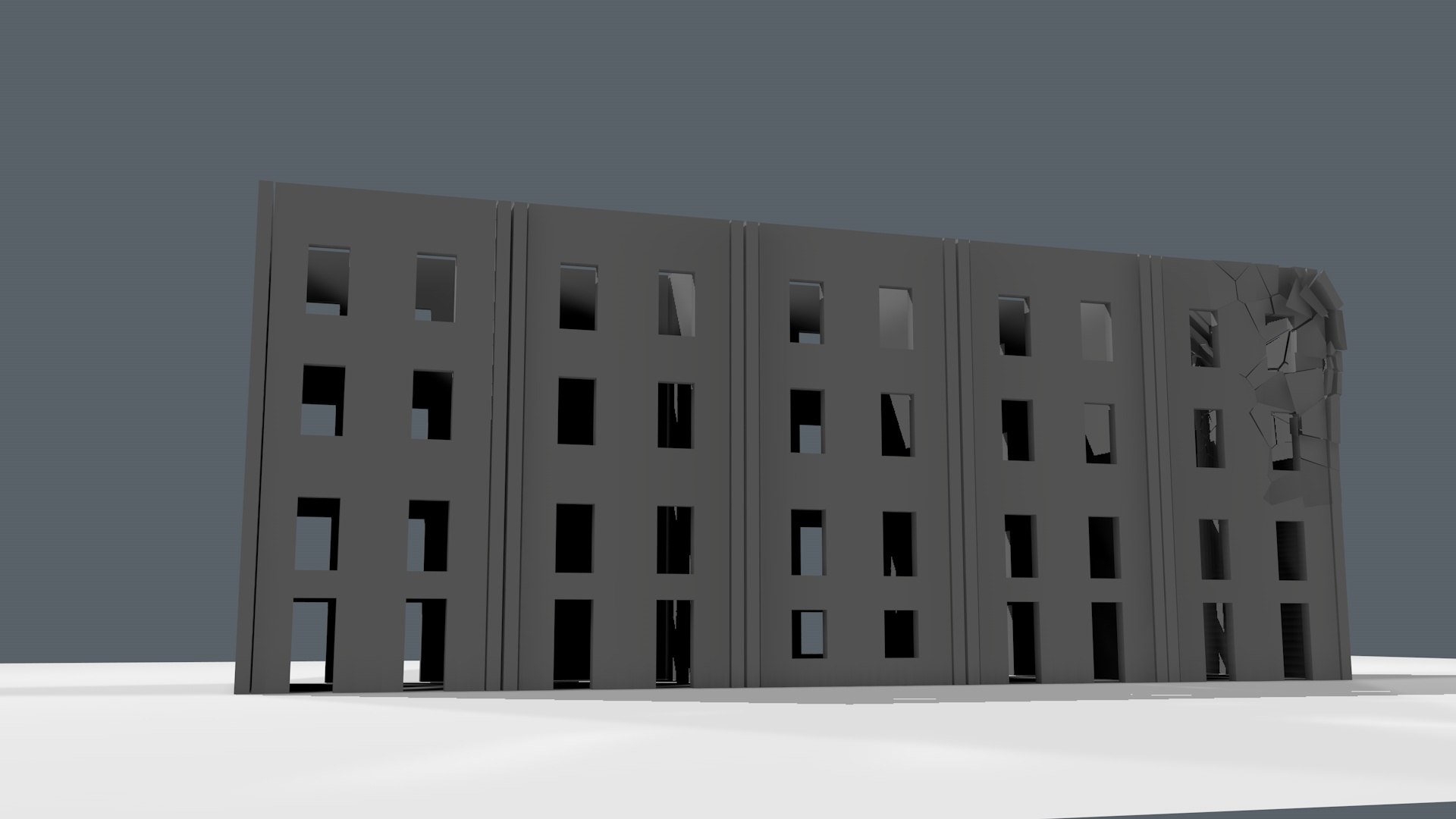 Building Collapse 3D - TurboSquid 1535404