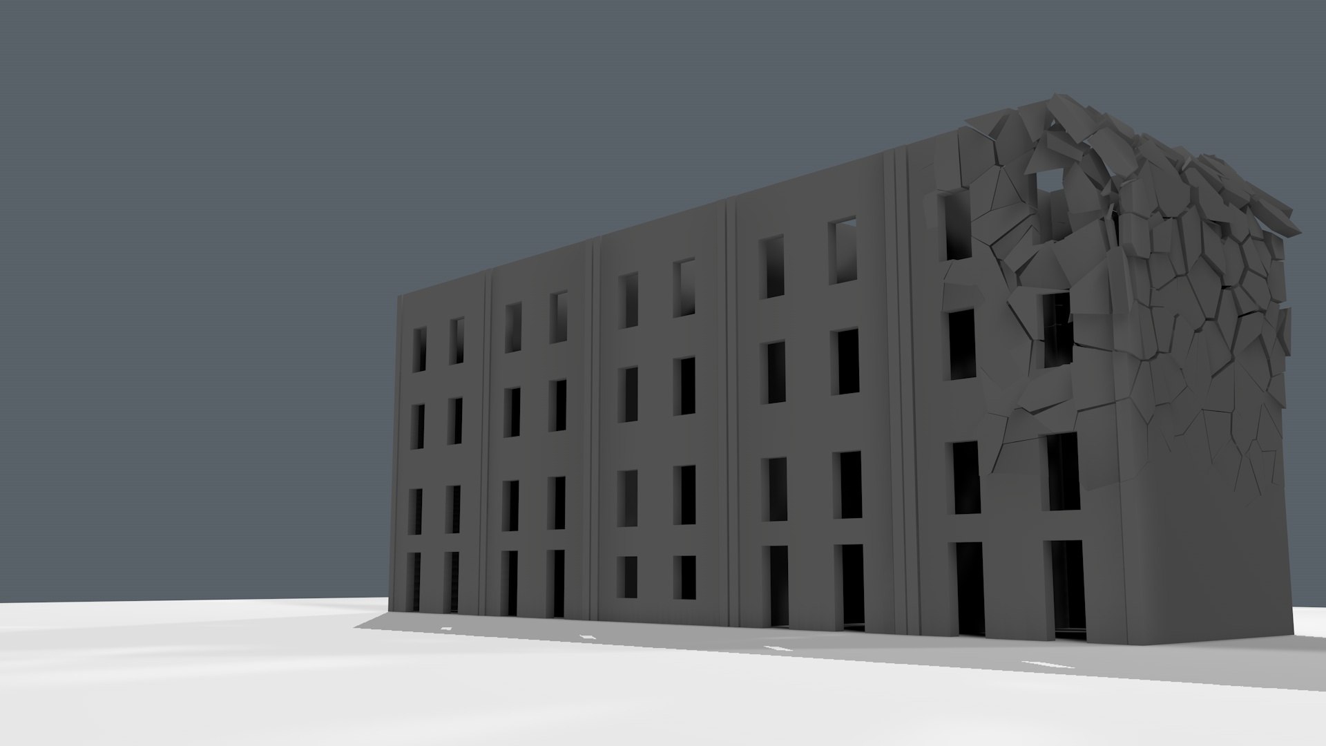 Building Collapse 3D - TurboSquid 1535404