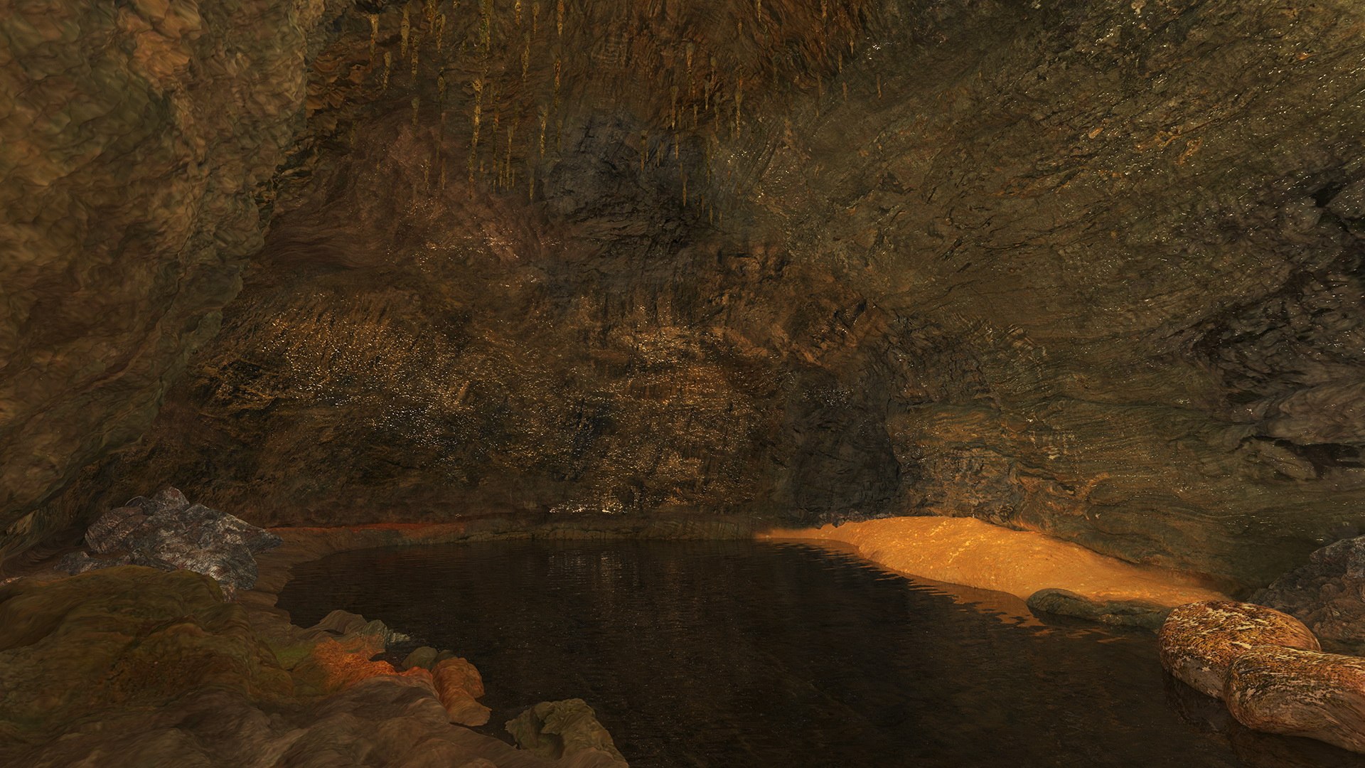 Cave with Underground Lake 3D model - TurboSquid 2069274