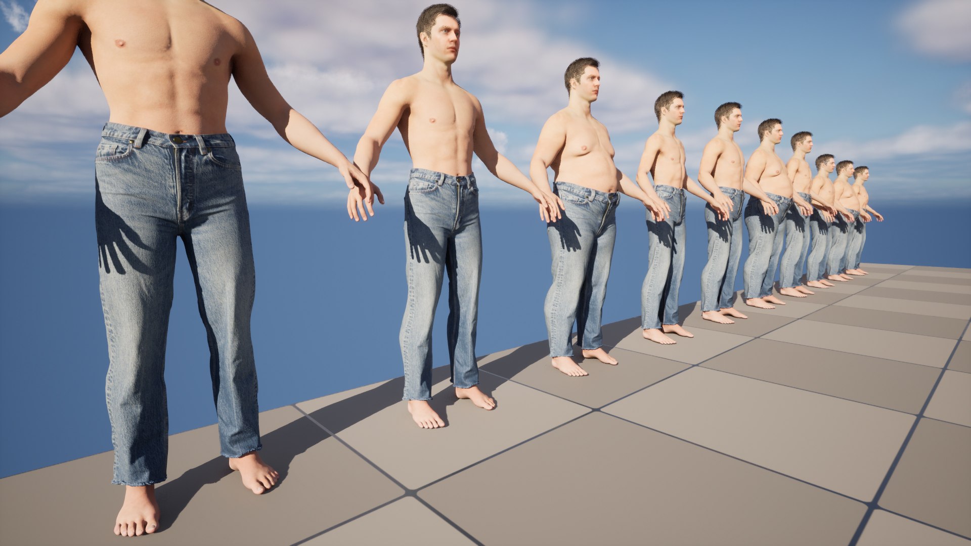 Jeans 96 - All MH Bodies UE5 Skeletons - Rigged 3D Model - TurboSquid 2316418