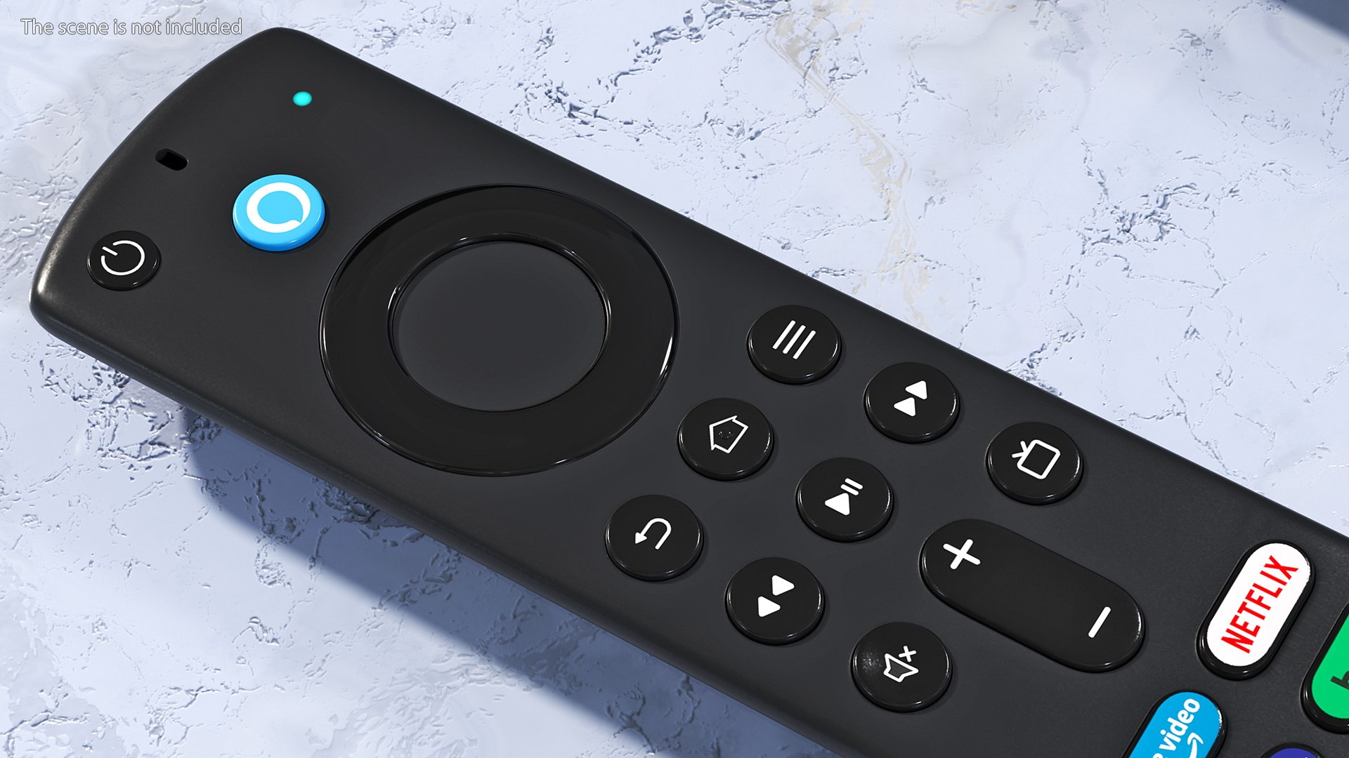 Amazon Fire TV Remote 3rd Gen 3D Model - TurboSquid 1801911