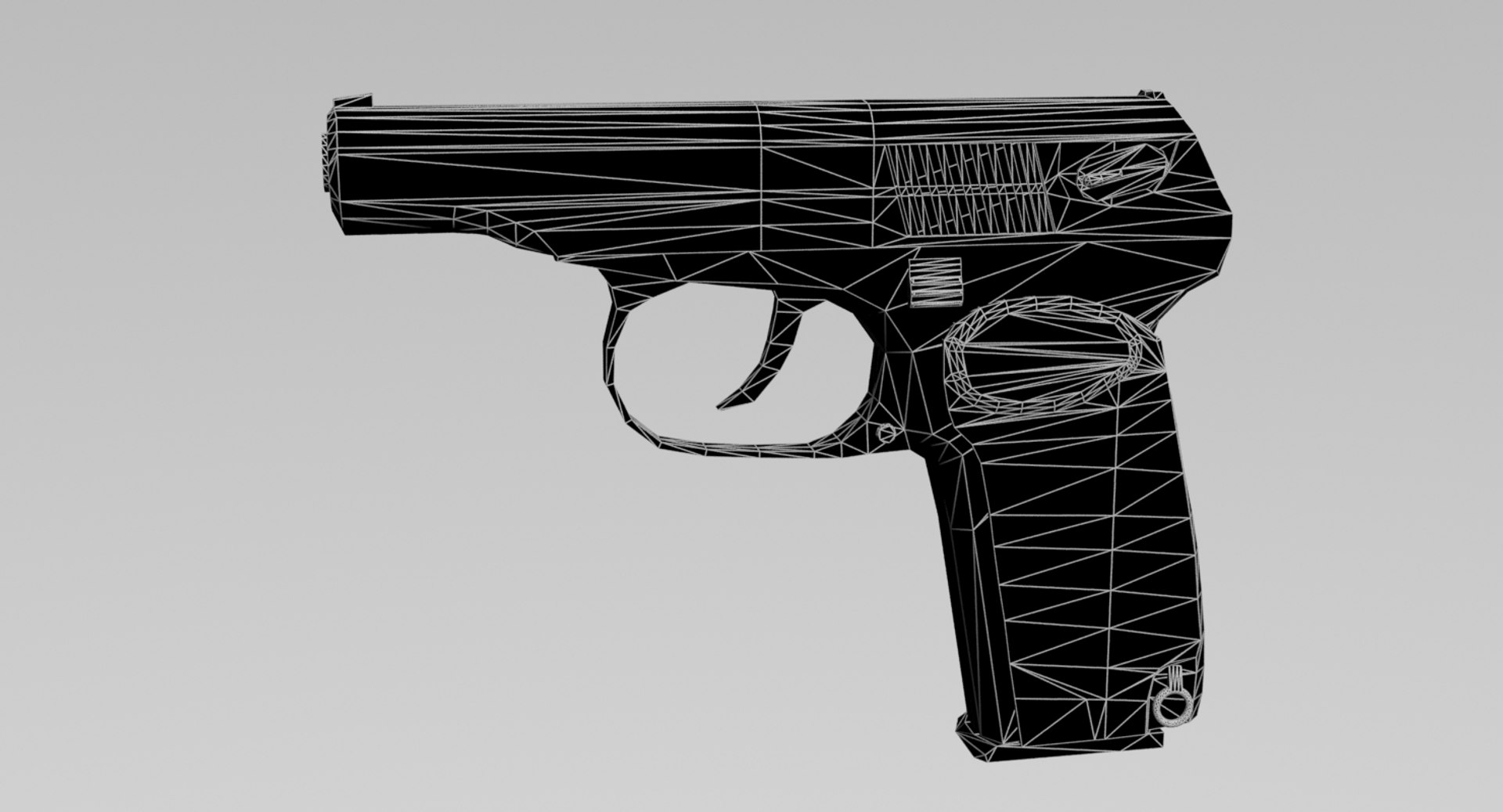 Russian Pistol Pmm 3d Max