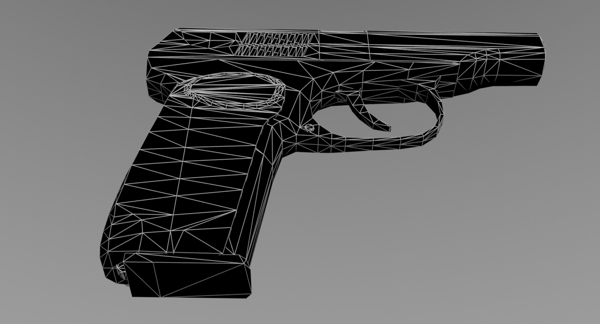 Russian Pistol Pmm 3d Max