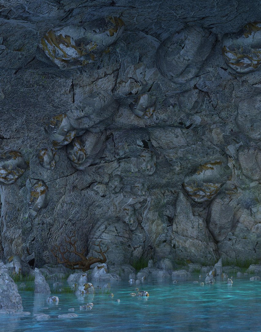 Cave Seascape Sea 3D Model - TurboSquid 1312557