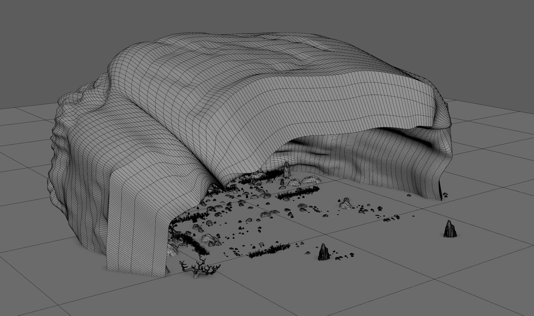 Cave Seascape Sea 3D Model - TurboSquid 1312557