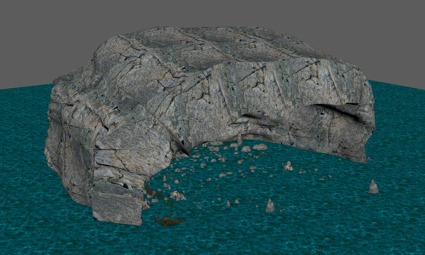 Cave Seascape Sea 3D Model - TurboSquid 1312557
