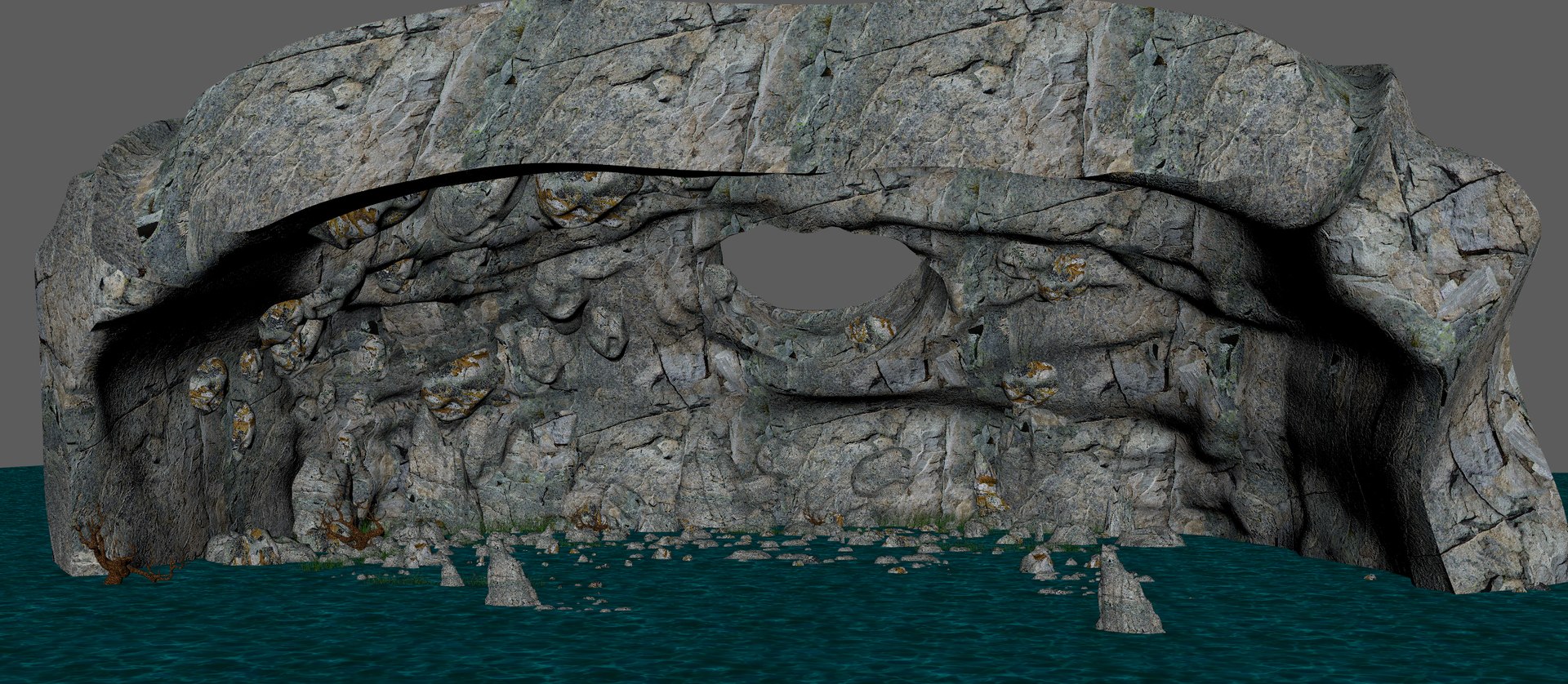 Cave Seascape Sea 3D Model - TurboSquid 1312557